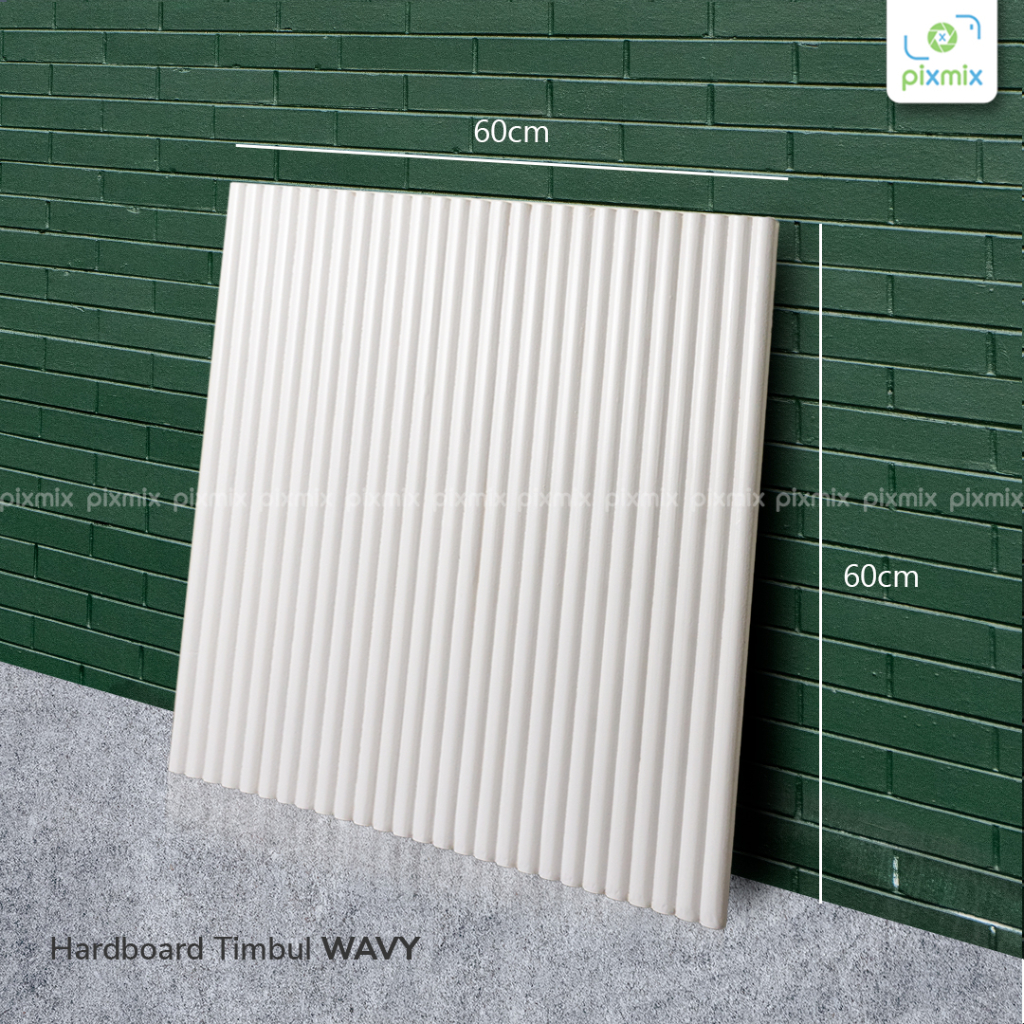 Jual Alas Foto Papan Gelombang / Hardboard Wavy Curve Relief / Wall ...