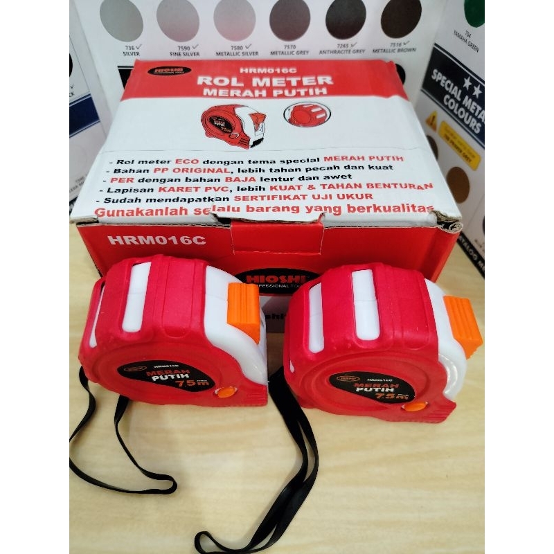 Jual Meteran 7,5 Meter Merah Putih Khusus menyambut 17 Agustus | Shopee ...