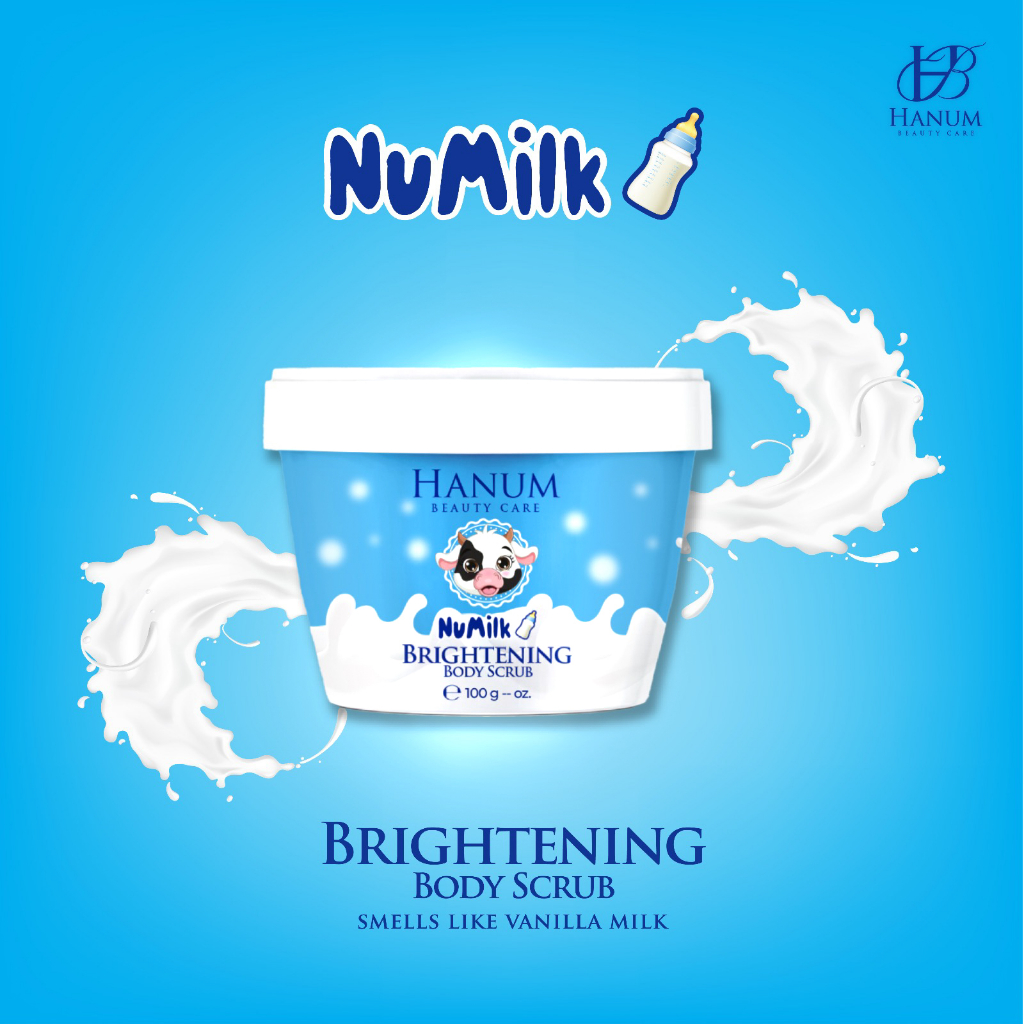 Jual HANUM BEAUTY CARE NUMILK BRIGHTENING BODY SCRUB | Shopee Indonesia