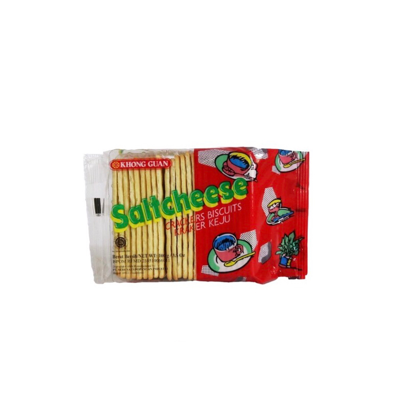 Jual Khong Guan SaltCheese Salt Cheese 100gr Crackers Biskuit Keju ...