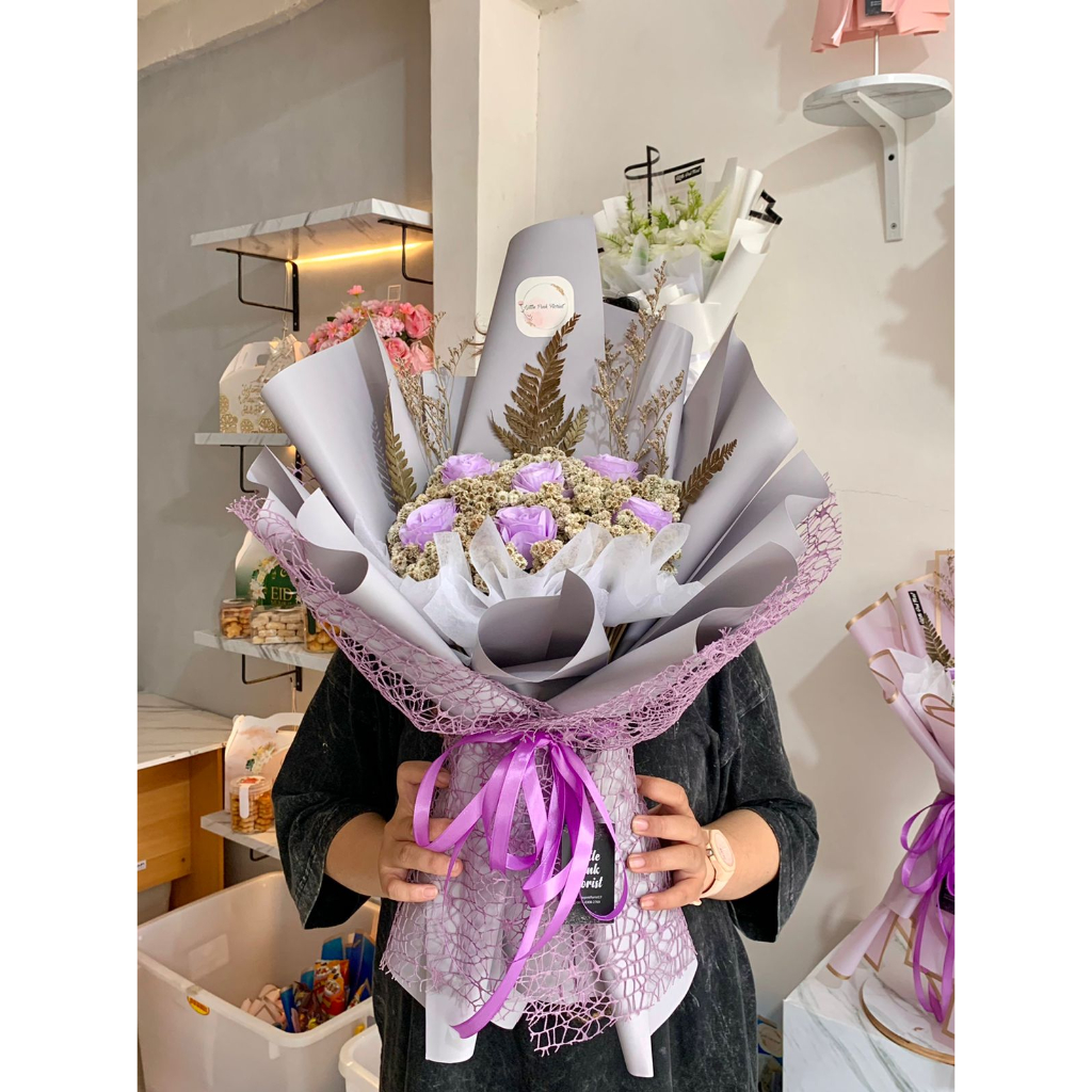 Jual [BUNGA Artificial] BUKET BUNGA RUSTIC/ BUDGETED BOUQUET / bunga ...