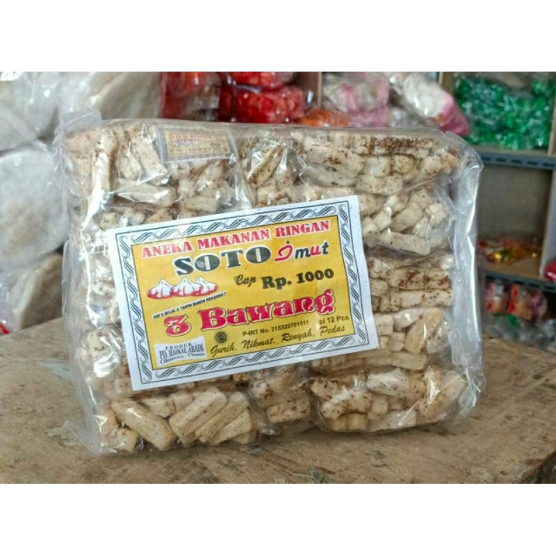 Jual cemilan stick pedas cap capung snack stik enak dan murah basreng ...