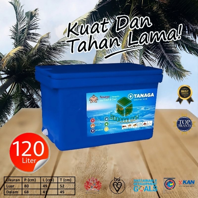 Jual Cooler Box Tanaga 120 Liter Termos Es Kotak Tempat Es Batu Daging ...