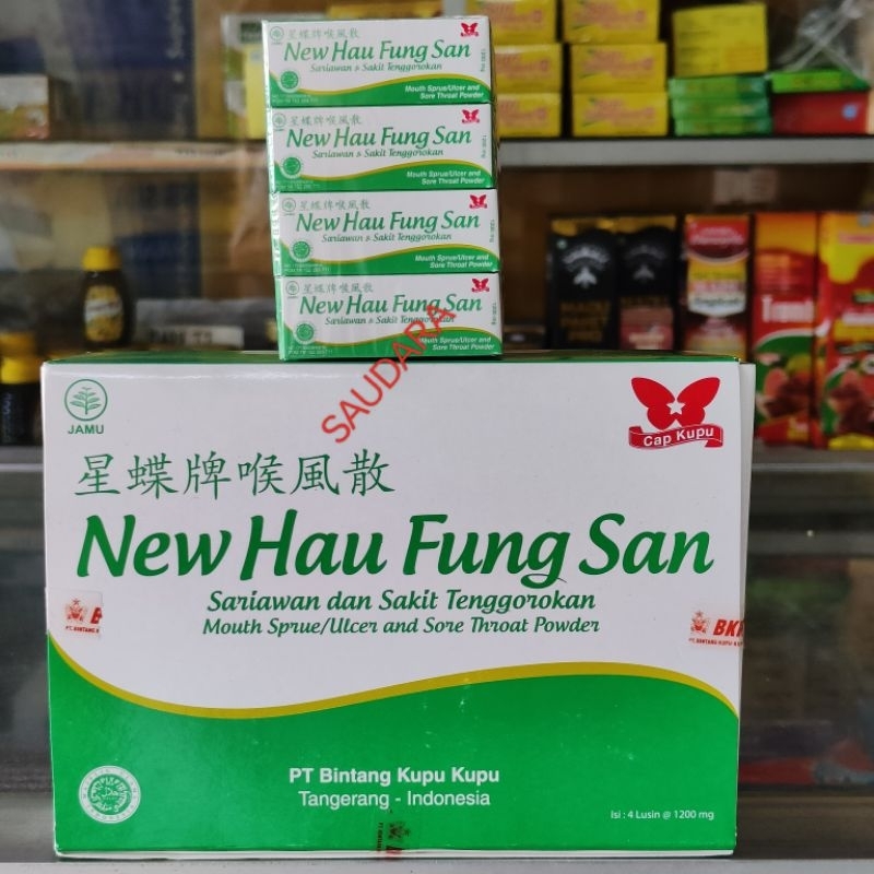 Jual HAU FUNG SAN isi 12 botol - Obat Sariawan dan Sakit Tenggorokan ...