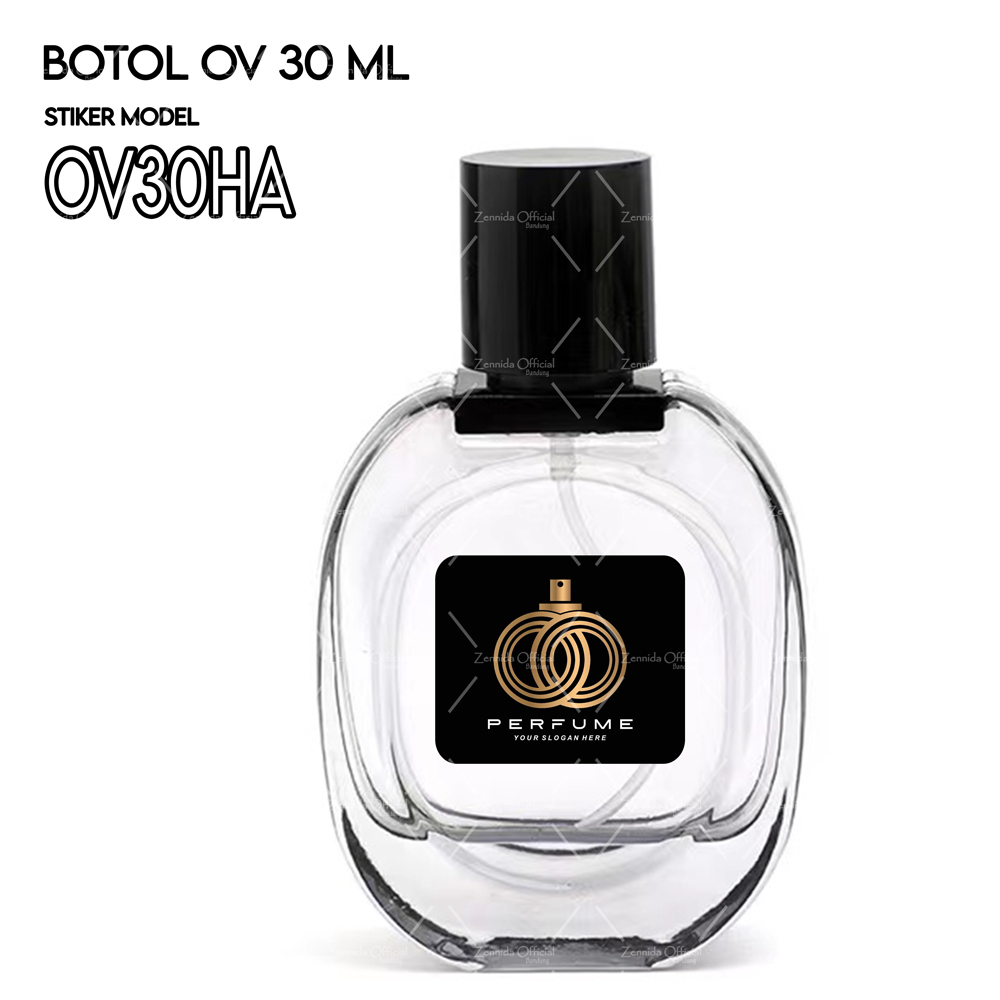 Jual Stiker Botol Parfum OV 30 ml Oval Parfume Sticker Label Custom ...