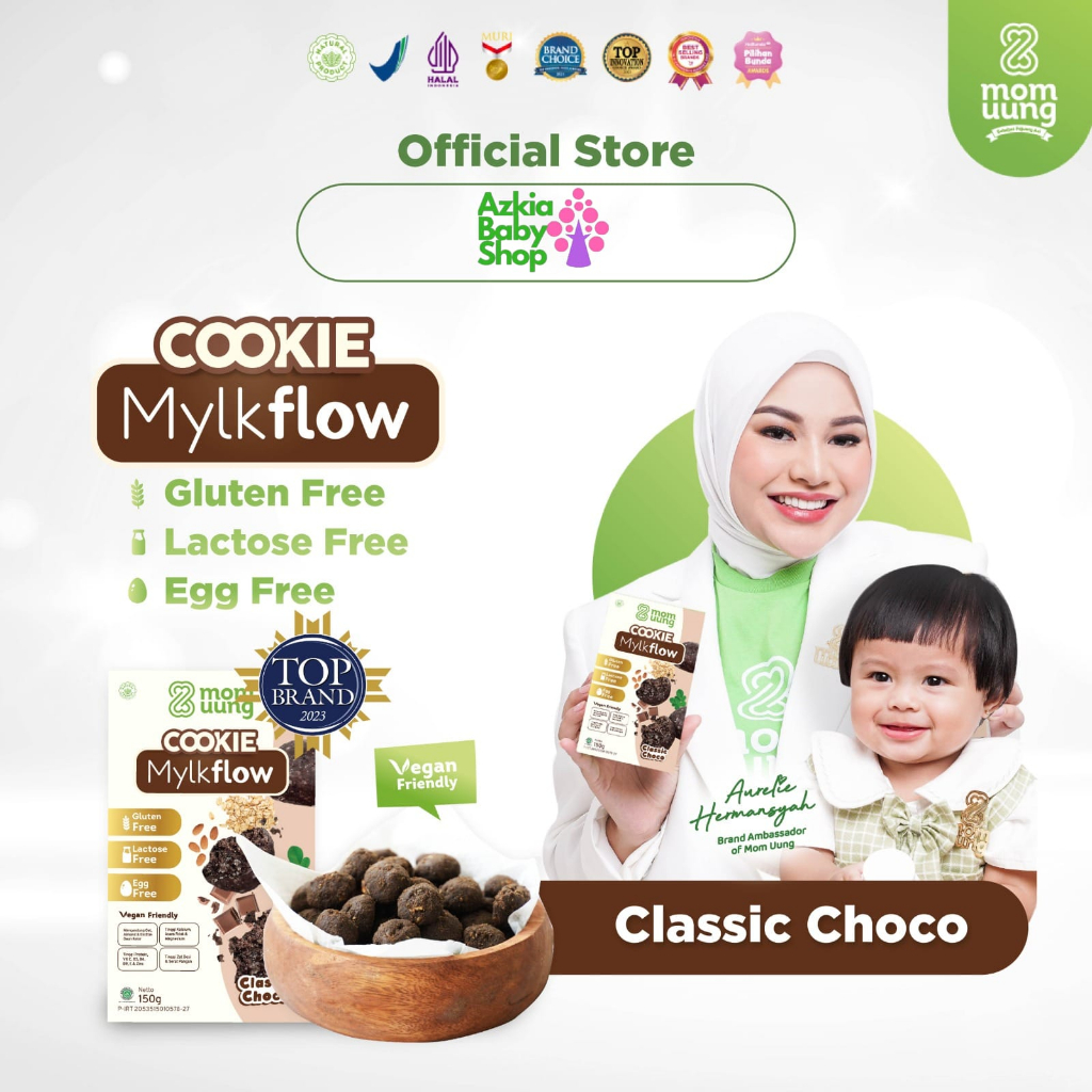 Jual MOM UUNG COOKIE ASI BOOSTER MYLKFLOW CLASSIC CHOCO /COOKIE SEHAT ...