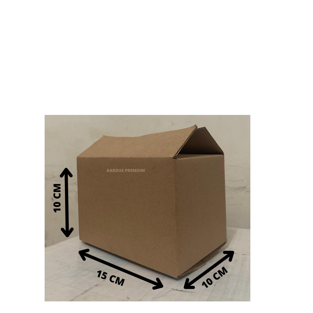 Jual kardus box packing polos 15x10x10 cm | Shopee Indonesia
