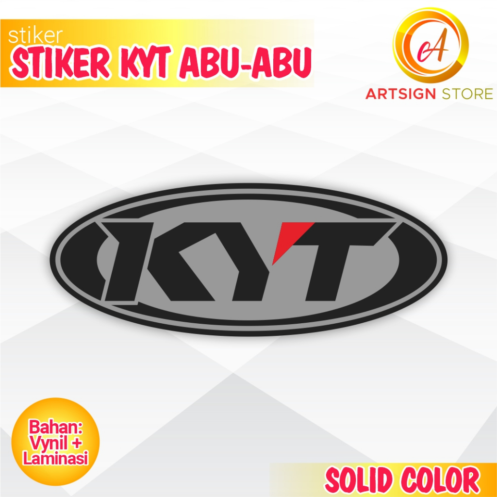 Jual Stiker Logo KYT Helm / Sticker KYT Bulat / Stiker Helm / Stiker ...