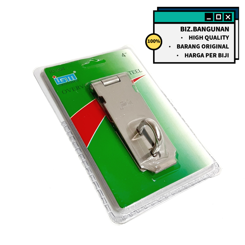 Jual OVERVAL STAINLESS IGM 4" INCH TEBAL - OVERPAL GRENDEL CANTOLAN ...