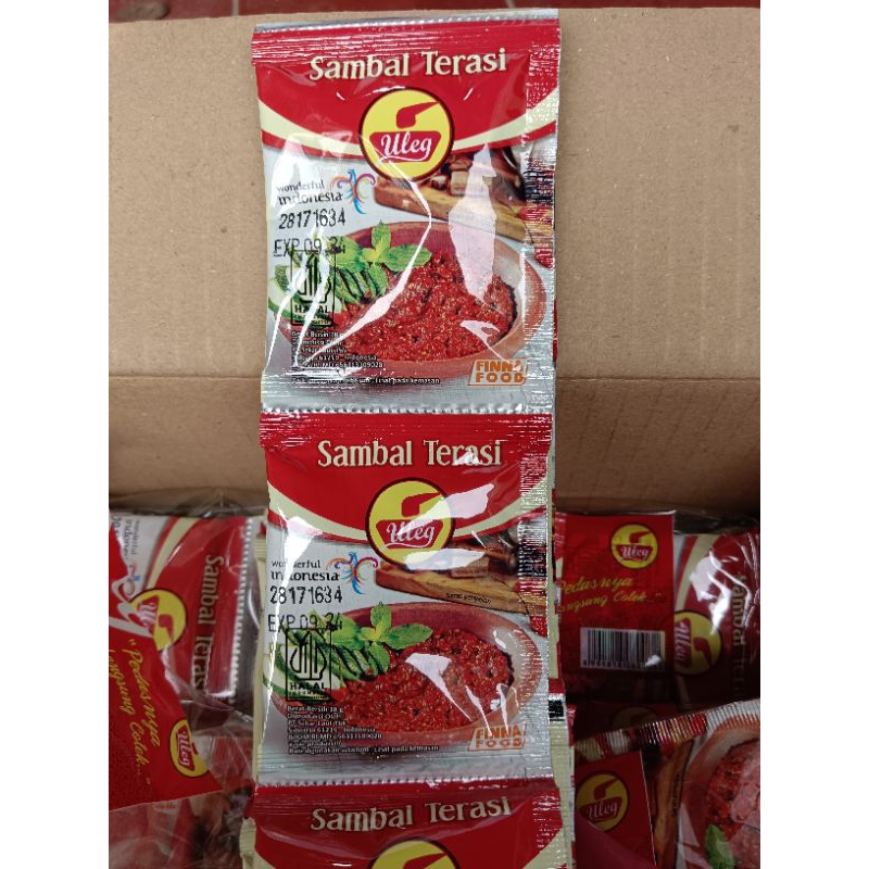 Jual Sambal Terasi Uleg Finna Sachet 1 Renceng | Shopee Indonesia