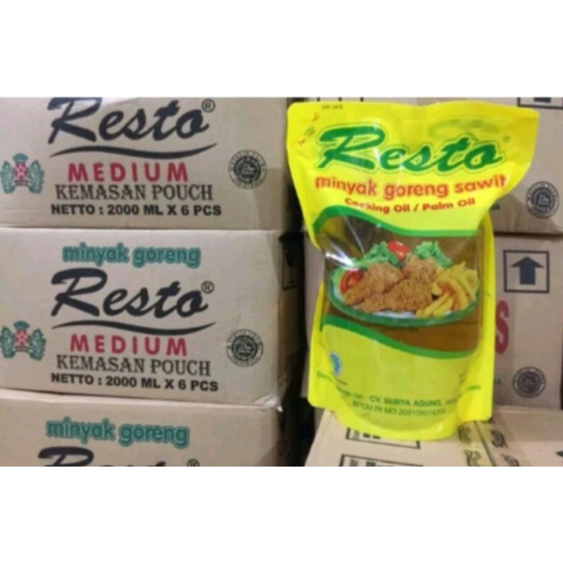 Jual MINYAK GORENG RESTO 1 LITER DAN 2 LITER | Shopee Indonesia