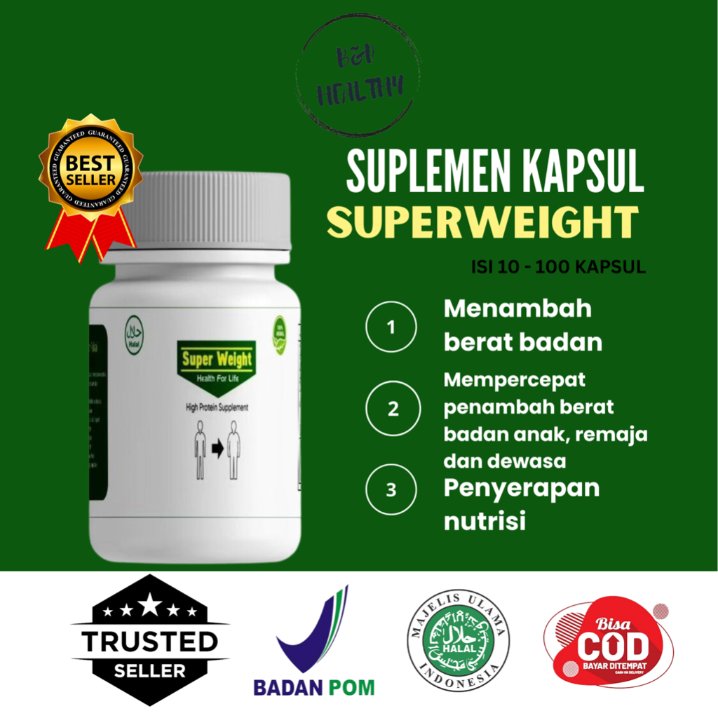 Jual penambah berat badan permanen/ obat gemuk badan permanen bpom ...