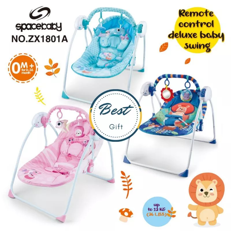 Jual BABY SWING SPACE BABY ZX 1801A (PORTABLE SWING) | Shopee Indonesia