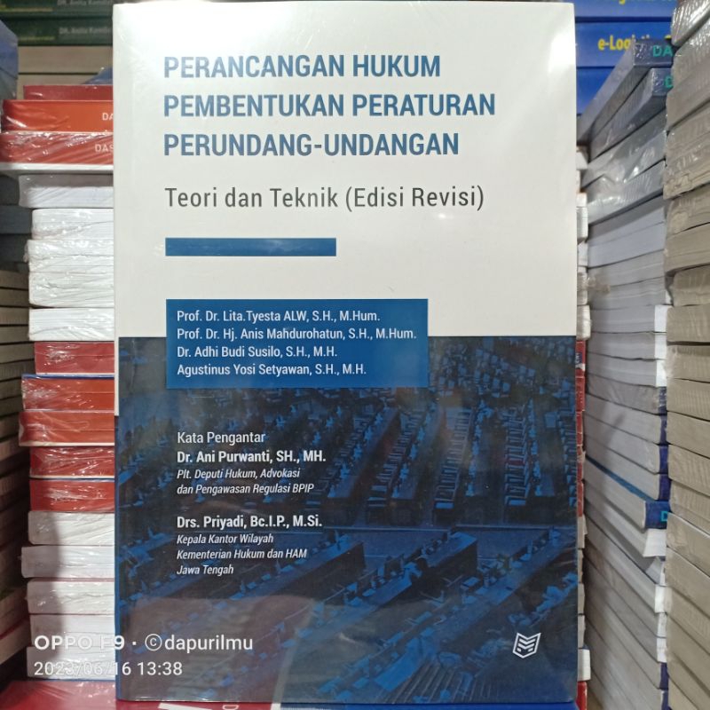 Jual Buku Perancangan Hukum Pembentukan Peraturan Perundang - Undangan Teori dan Praktik ...