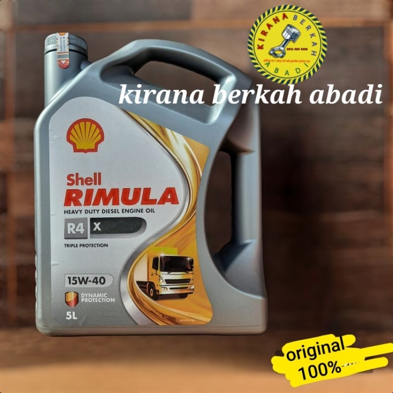 Jual SHELL RIMULA R4X SAE 15W-40 ISI 5 LITER | Shopee Indonesia