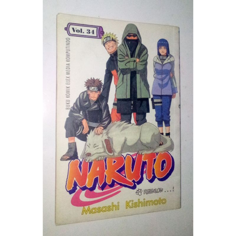 Jual komik Naruto vol 34 bekas kolpri | Shopee Indonesia