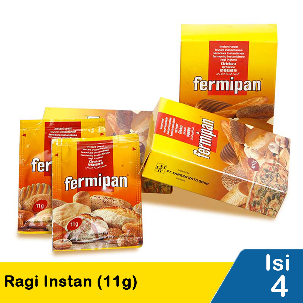 Jual Fermipan Ragi Instant Yeast 4X11g | Shopee Indonesia