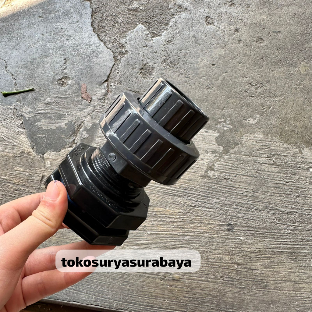 Jual Bulkhead 1" (satu inch / satu dim) mur tandon 1" Mor Tandon Mor ...