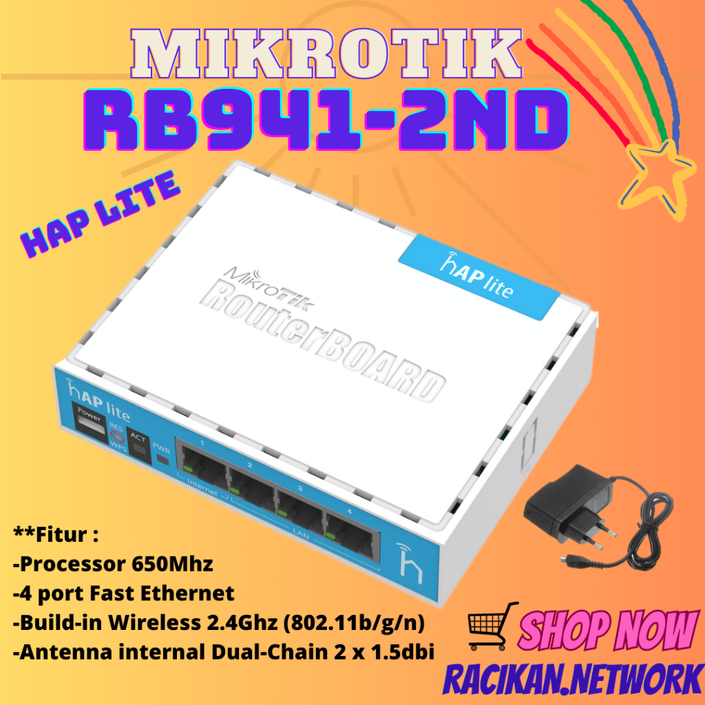 Jual Mikrotik RB941-2nD hAP lite | Shopee Indonesia
