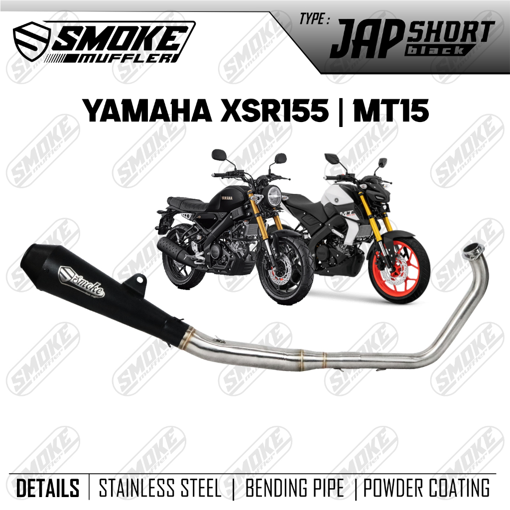 Jual Knalpot Yamaha XSR155 MT15 Japstyle Pendek Full System | Shopee ... Jual Knalpot Yamaha XSR155 MT15 Japstyle Pendek Full System | Shopee ...
