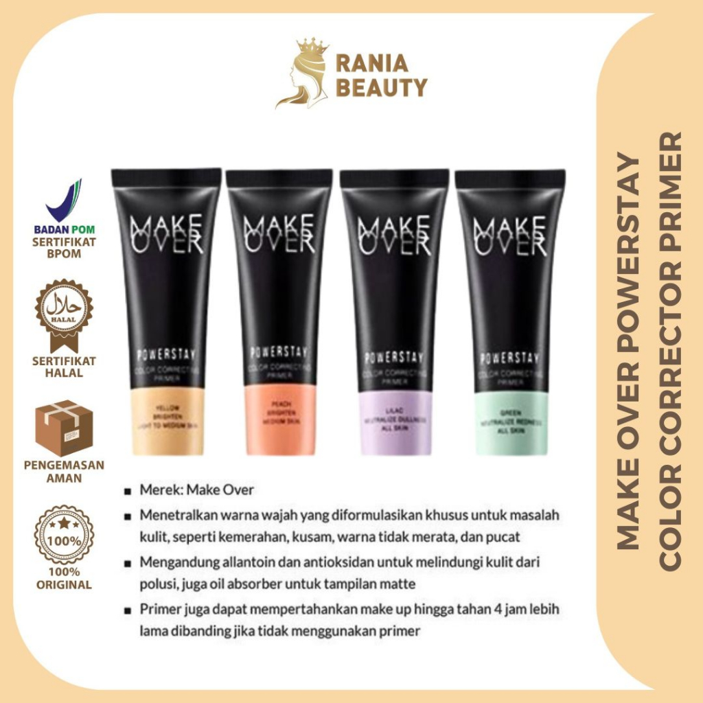 Jual Make Over Powerstay Color Correcting Primer | Shopee Indonesia
