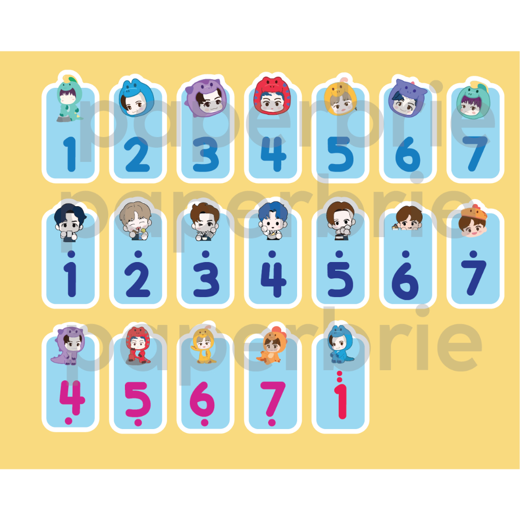 Jual (G73-㊚> Stiker pianika sticker pianika not piano tuts pianika not ...