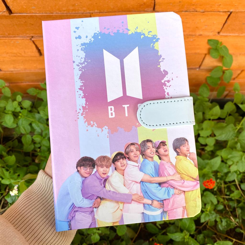 Jual Notebook BTS KPOP IDOL BT21 Buku Tulis A5 Magnetic Diary Army ...