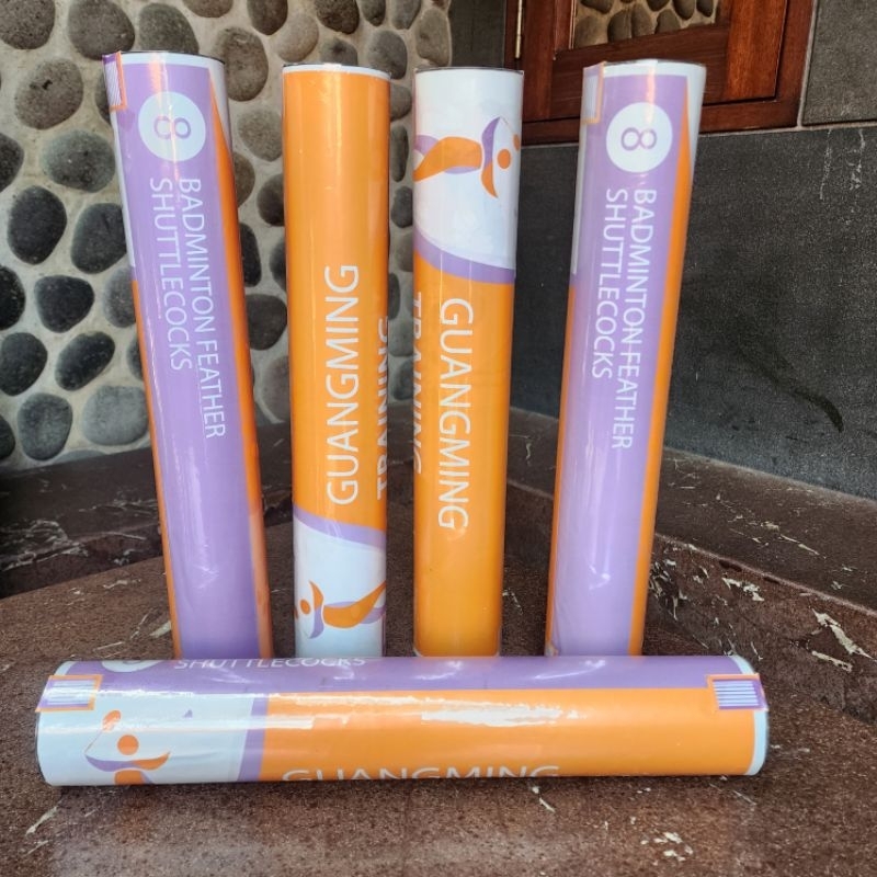 Jual Cock Badminton Guangming Orange / Shuttle Cock Guangming Orange ...