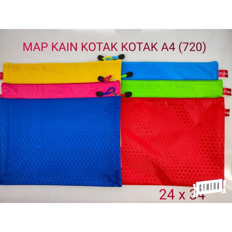 Jual Philos Map Jaring / Map Pelangi / Zipper Bag / Map Plastik buku ...