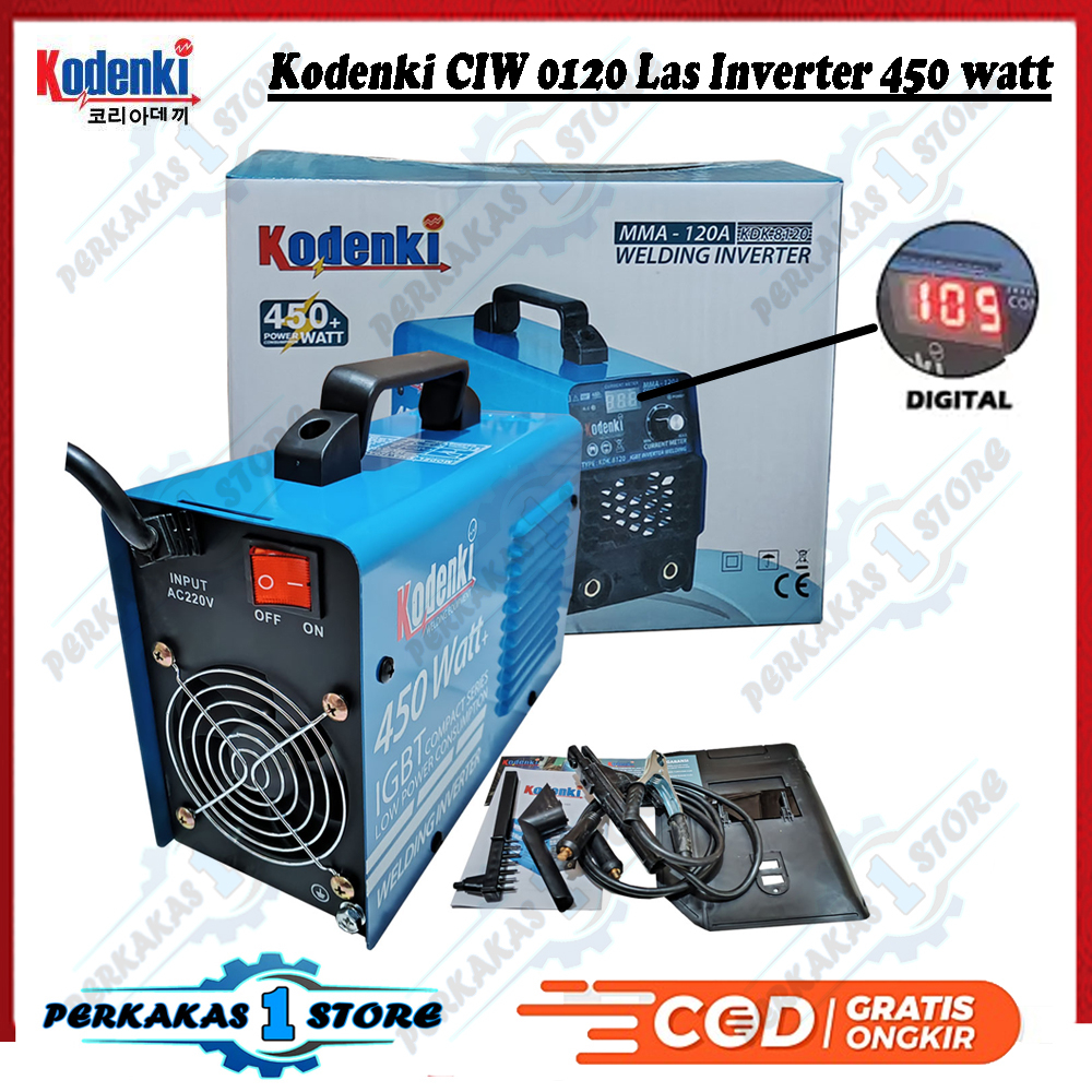 Jual Mesin las A120 / Trafo las inverter 120A / Welding machine IWA ...