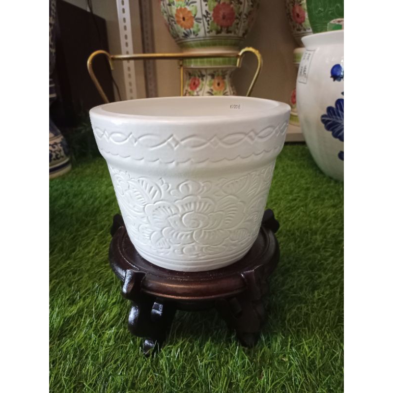 Jual Pot keramik ember diameter 20. (harga tertera tidak termasuk ...