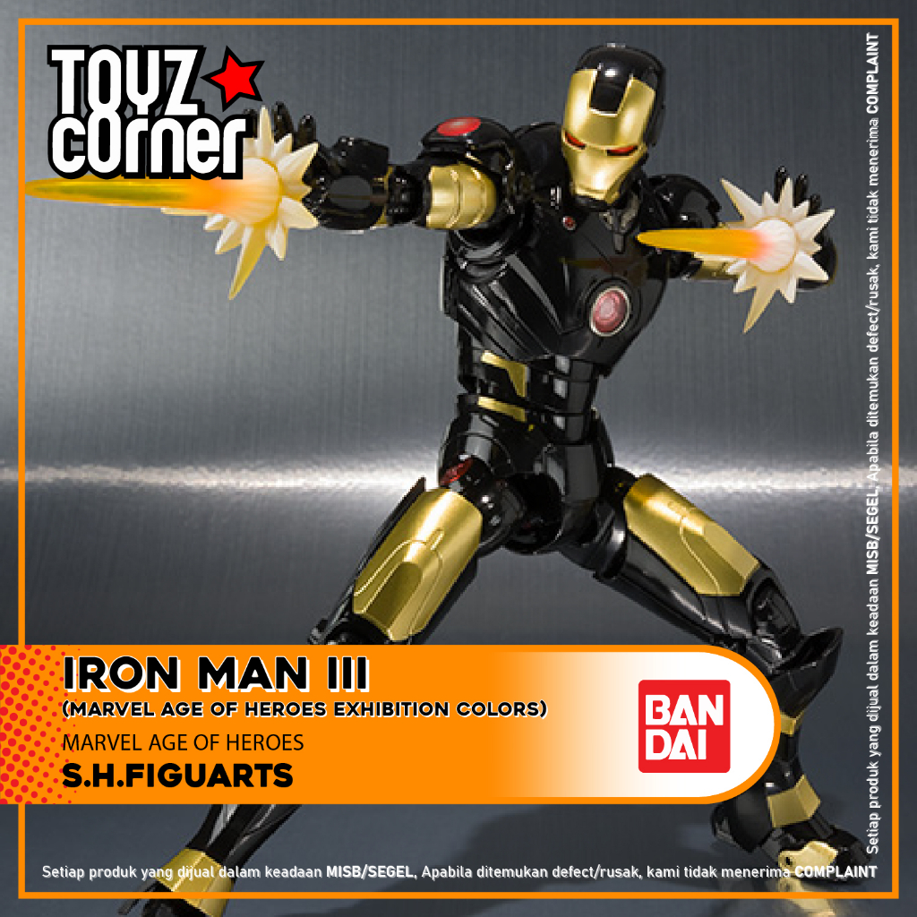 Jual Toyz Corner - Bandai S.H.Figuarts Iron Man Mark 3 (Marvel Age Of ...