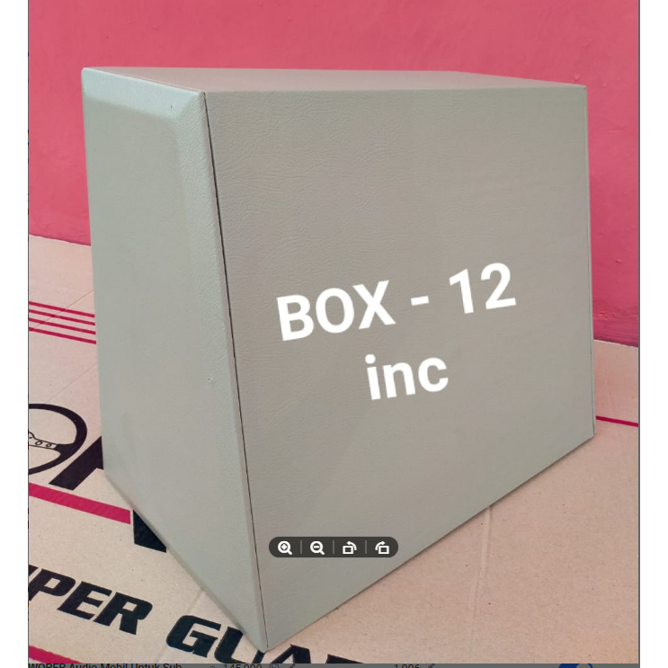 Jual BOX SPEAKER SUBWOOFER MOBIL 12 INCH MDF TEBAL-Terbaik Box ...