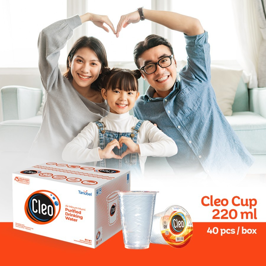 Jual Cleo Air Mineral 220ml Cup / Gelas (220ml x 40 Cup) | Shopee Indonesia
