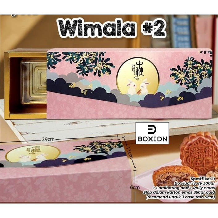 Jual Box Mooncake 125gr Box Mooncake 100gr Box Mooncake isi 3 box ...