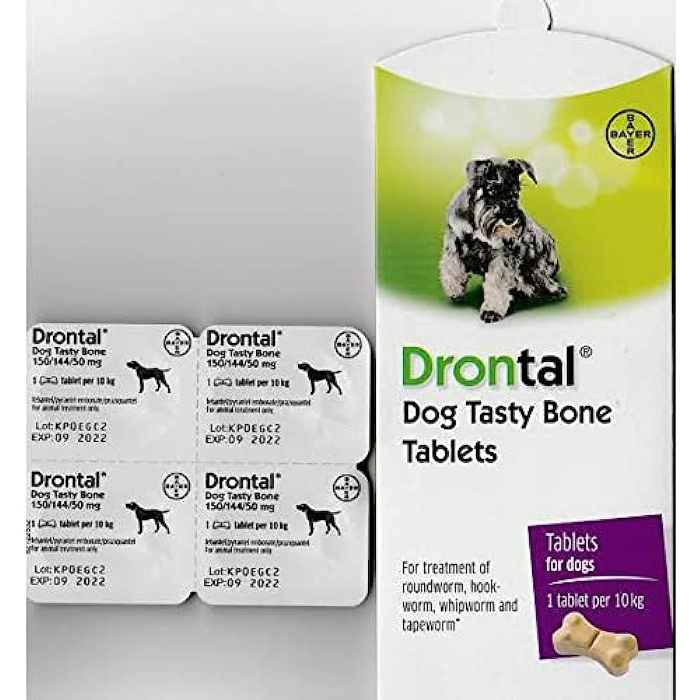 Jual Drontal Dog Plus Flavour - Obat Cacing Anjing & Puppy Original (1 ...