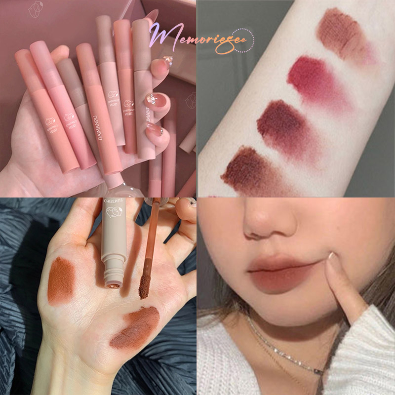 Jual COD&Ready Lipstik Matte Velvet Lip Cream Lip Mousse Lambut ...