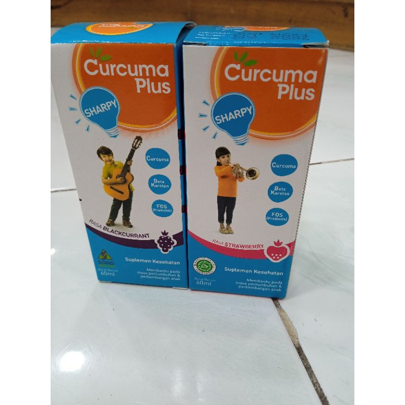 Jual Curcuma Plus Sharpy 60ml/ Suplemen Kesalahan/ Multivitamin ...