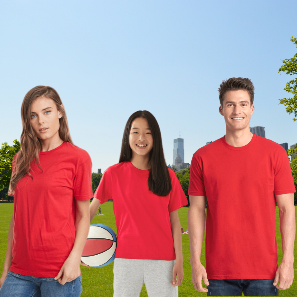 Jual Kaos Merah Polos 17 Agustus Natal Imlek Lengan Pendek Pria dan ...