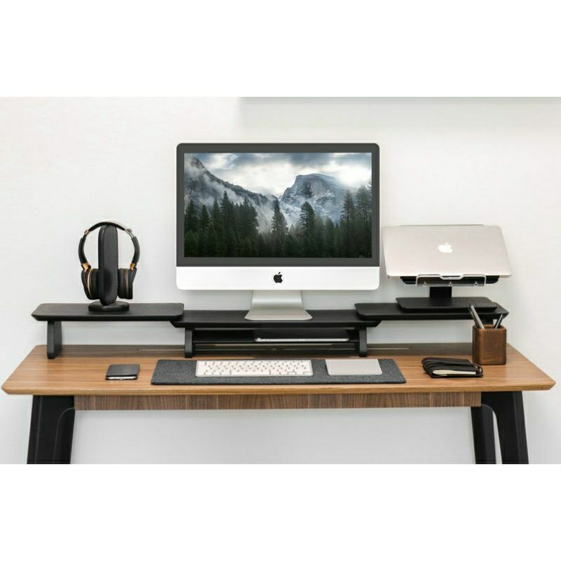 Jual Meja monitor, Stand Monitor, Stand Laptop Serba HITAM, Desk ...