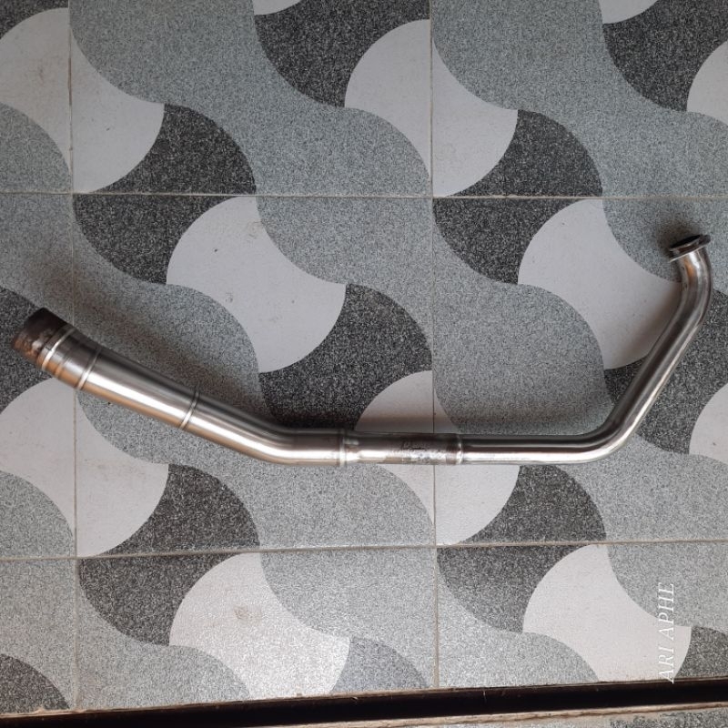 Jual header pipa leher knalpot r15 vva v3 v4 R9 ORIGINAL | Shopee Indonesia