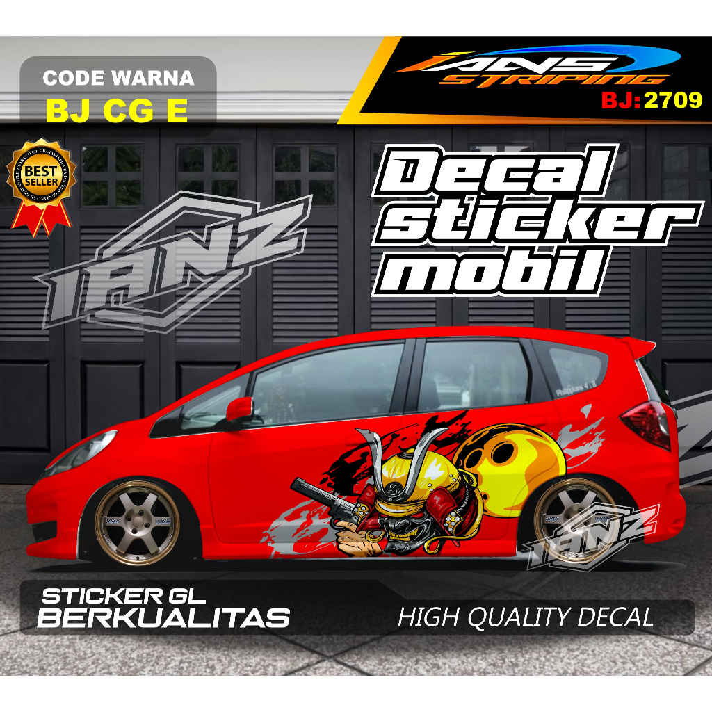 Jual DECAL STICKER MOBIL HR-V, CALYA, CONVERO-STIKER BODY MOBIL ...