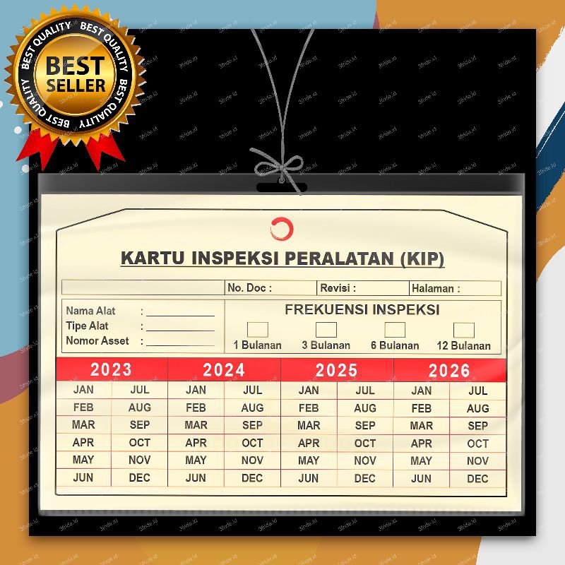 Jual Kartu Inspeksi Peralatan/Kantor/Pemeriksaan pabrik/Cheklist/Log ...