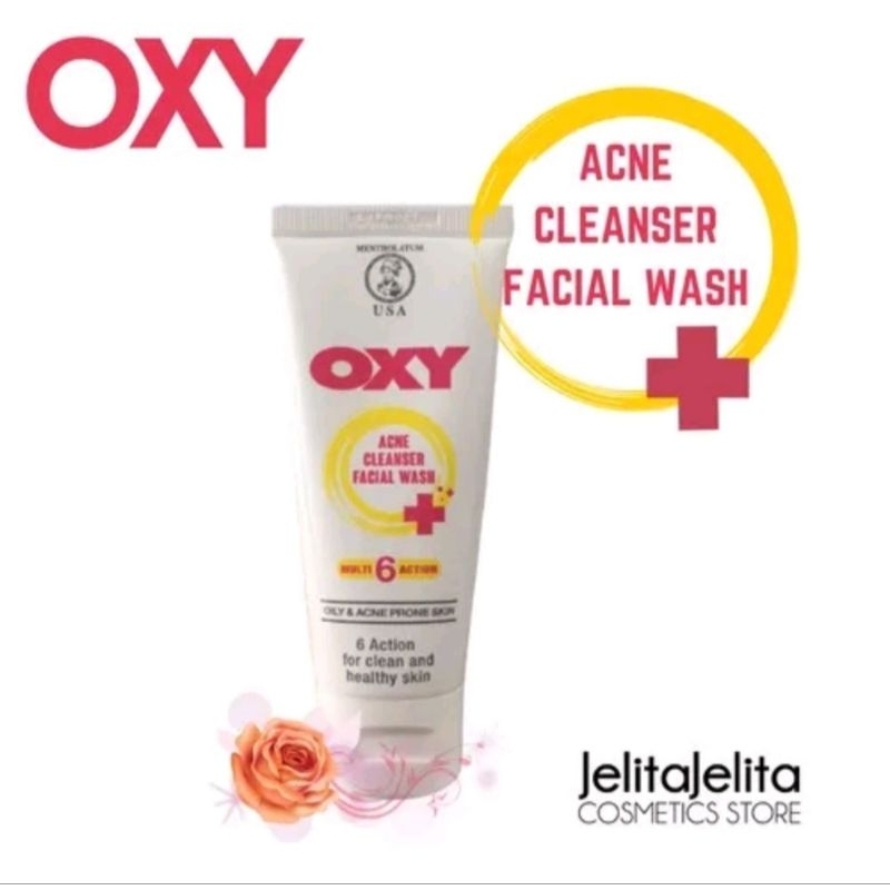 Jual OXY Acne Cleanser Facial Wash 50gr | Shopee Indonesia