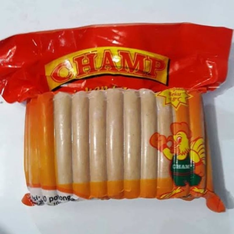 Jual Sosis Champ Ayam 1 kg Kemasan Besar isi 40 pcs Sosis Ayam | Shopee ...