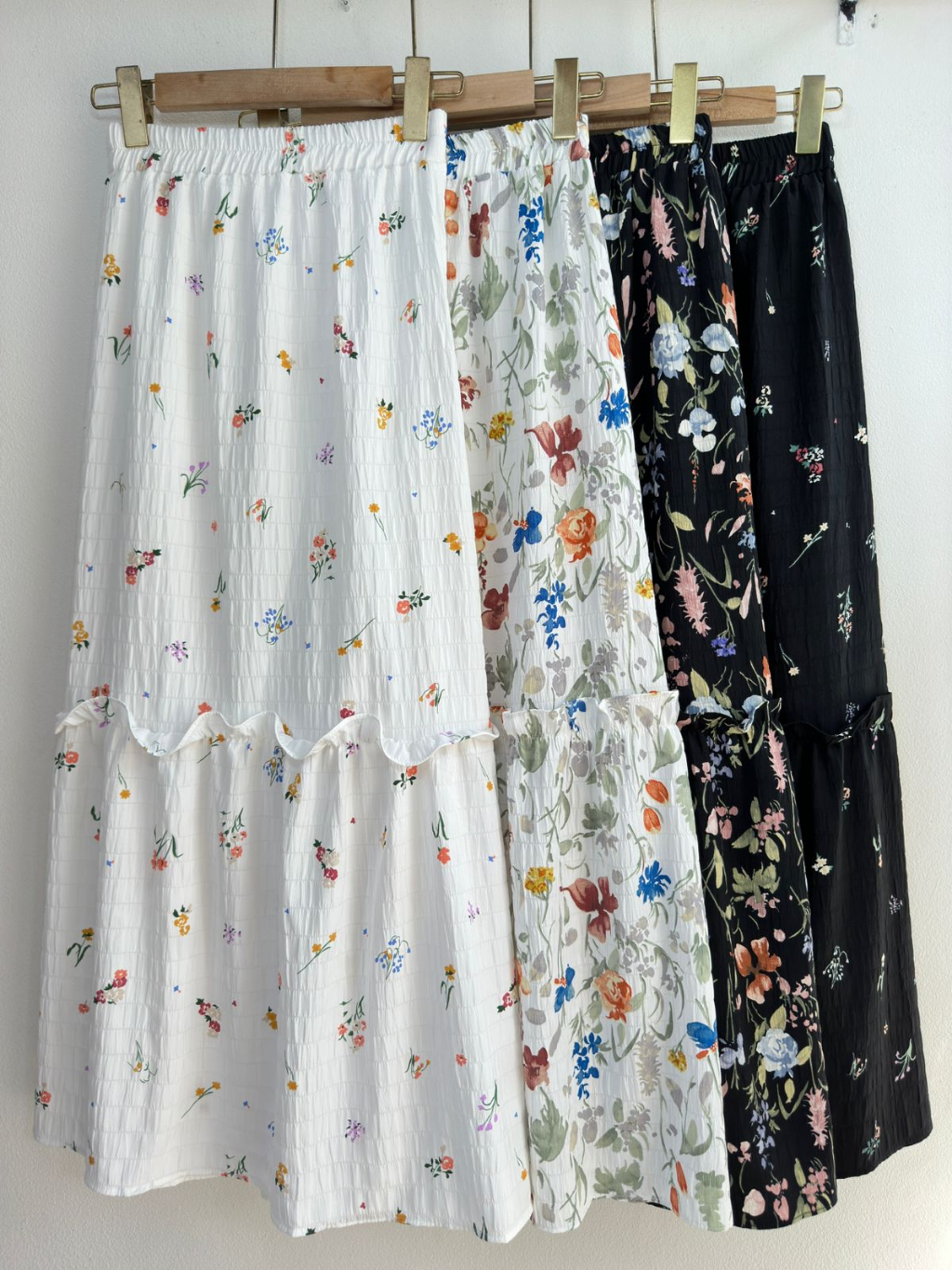 Jual Rok Bunga Korea / Skirt Flower / Rok Panjang Wanita bahan cott ...