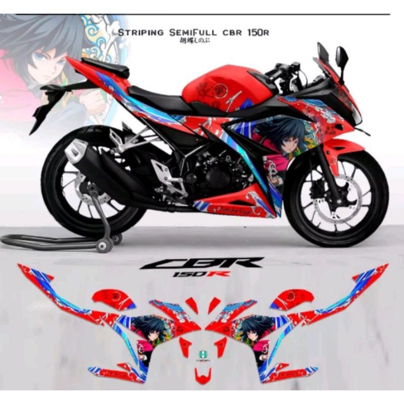 Jual stiker semifull CBR 15O R/motif cartoon | Shopee Indonesia