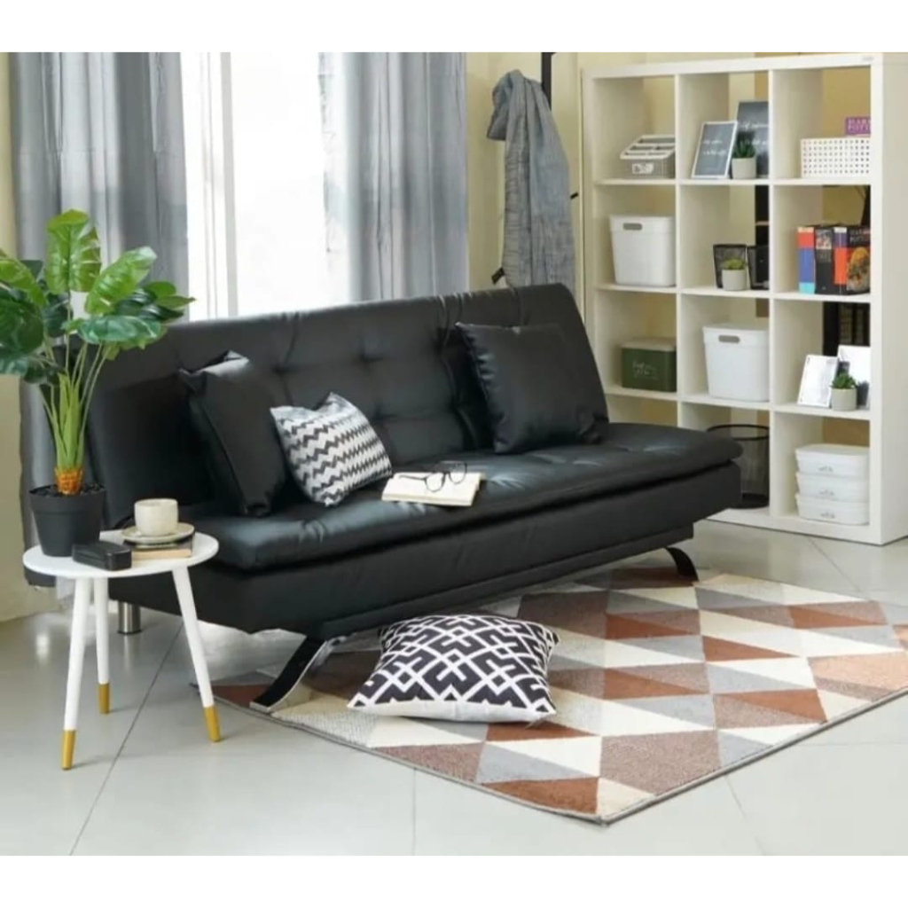 Jual Selma Greesa Sofa Tidur Kulit - Hitam Furniture Informa | Shopee ...
