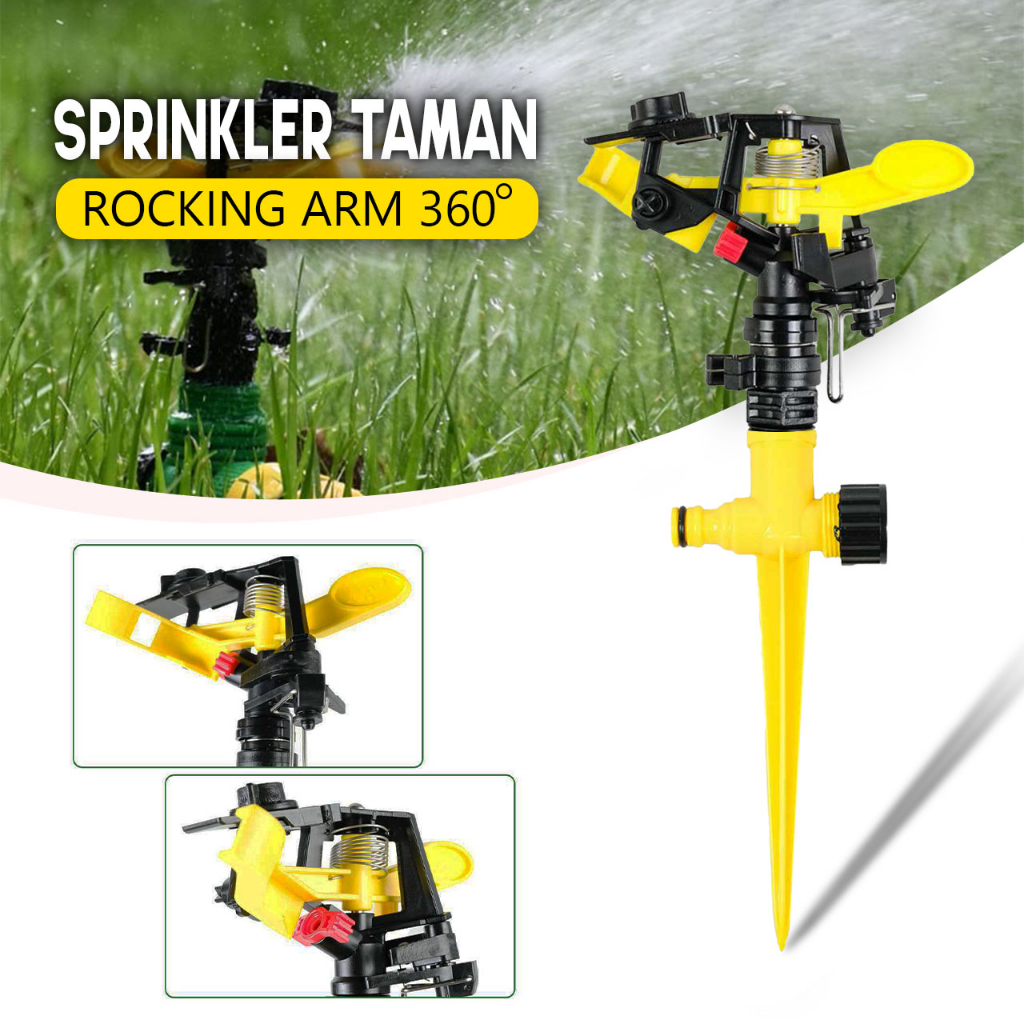Jual Rotate Sprinkler Spray Nozzle Air Irigasi Taman 1/2" - Alat ...