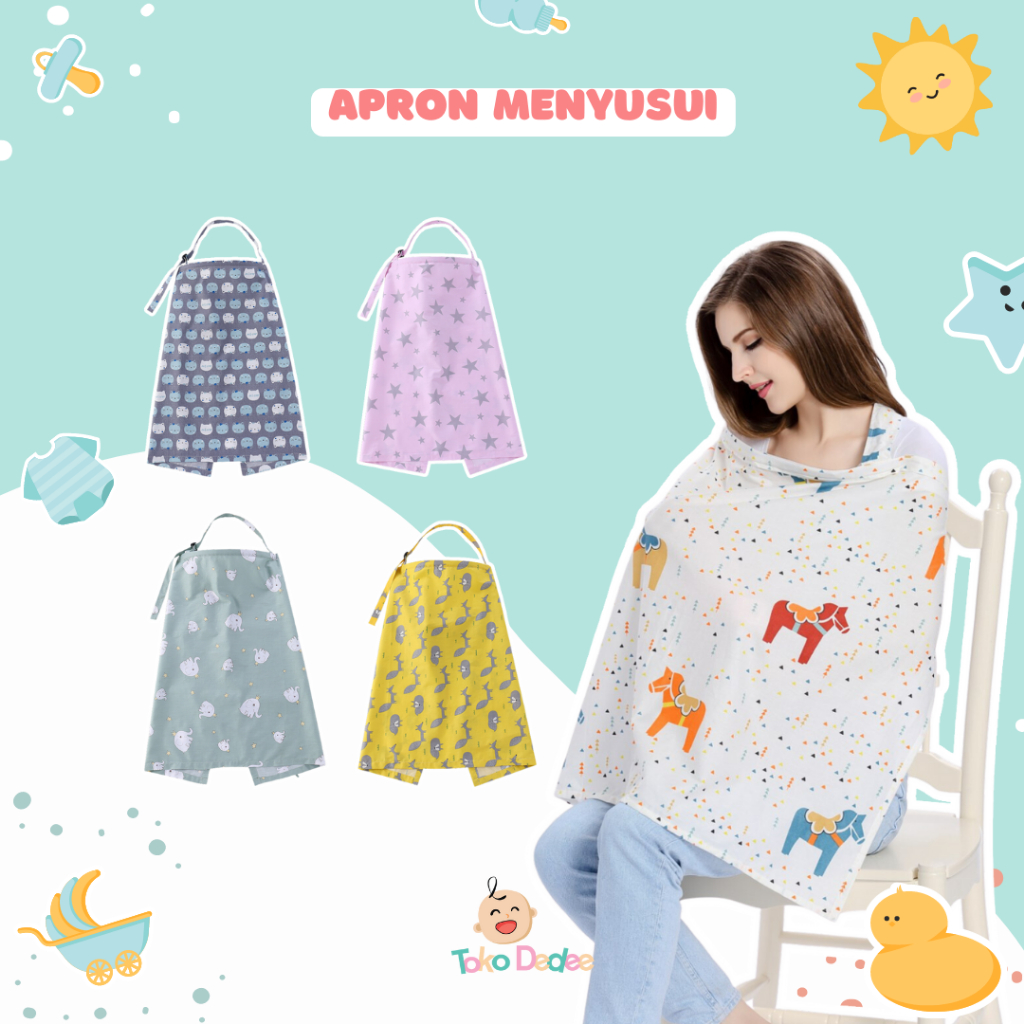 Jual Nursing Cover Kain Penutup Menyusui / Apron Menyusui Premium ...